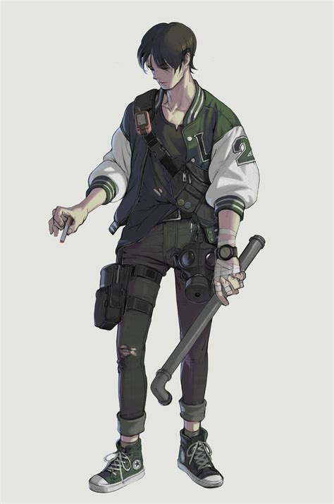 Survivor Concept Sketches Hyun Sung Oh Zombie Apocalypse Characters