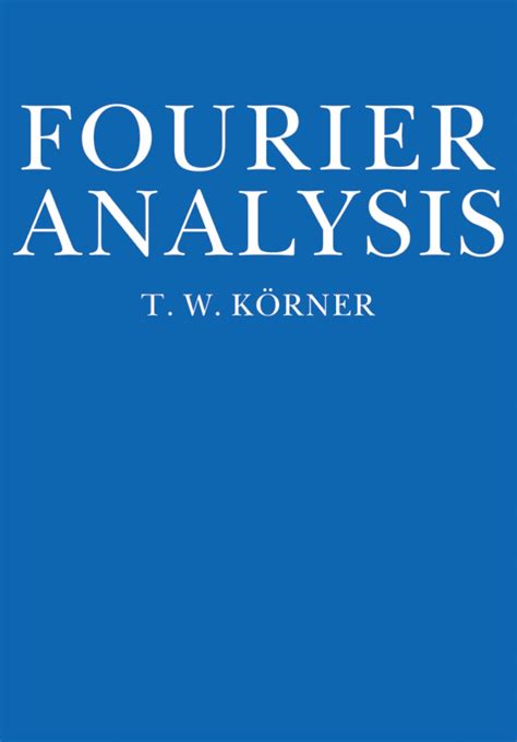 Fourier Analysis 1st Edition Premiumjs Store