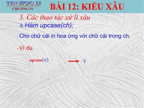 Kiểu xâu trong Pascal PPT