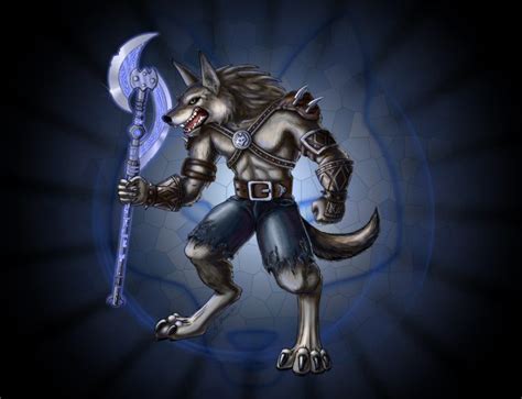 Warrior Monsterssupernatural Beings Werewolf Is A Battle Axes
