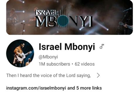 Israel Mbonyi Ni We Muhanzi Wa Mbere Mu Rwanda Wujuje