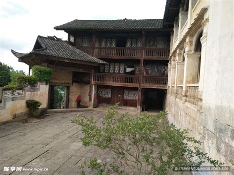 大水井古宅古建筑群大门内院摄影图 建筑摄影 建筑园林 摄影图库 昵图网