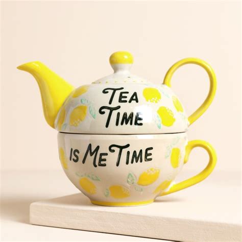 Lemon Tea For One Teapot Sass And Belle Lisa Angel
