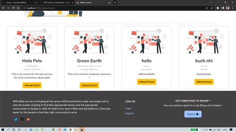 Events Page Card Issue Issue 513 Ngoworldcommunity NGOWorld