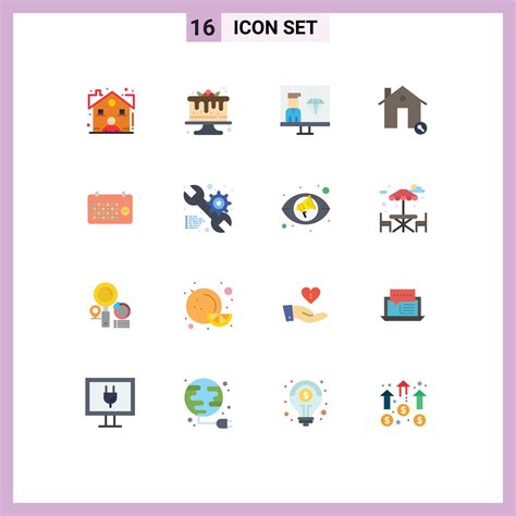 Set Of 16 Commercial Flat Colors Pack For Real Find Coding Estate