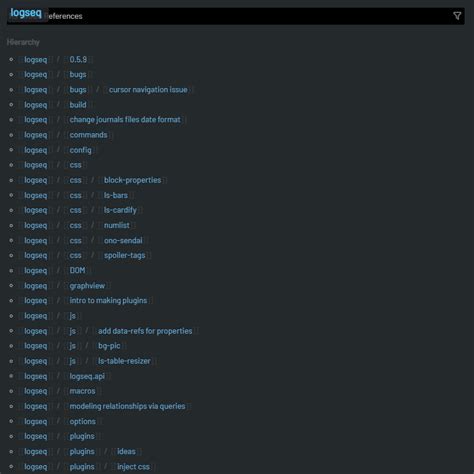Place Hierarchy Above Backlinks · Issue 5097 · Logseqlogseq · Github