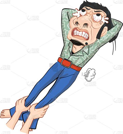 男人动作卡通商务明信片图像复古风格古典式成年的