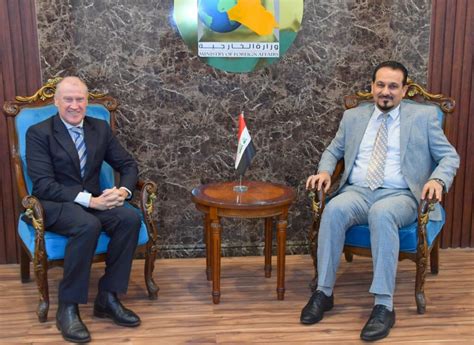 رئيس دائرة اسيا واستراليا وكالةً يستقبل السفير الأسترالي لدى العراق