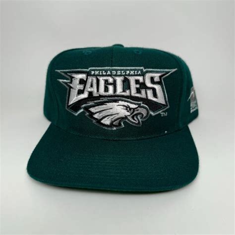 1996 Philadelphia Eagles Sports Specialties Plain Logo Nfl Snapback Hat