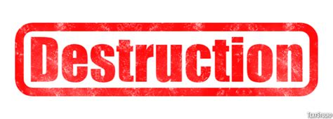Destruction Text Effect And Logo Design Word
