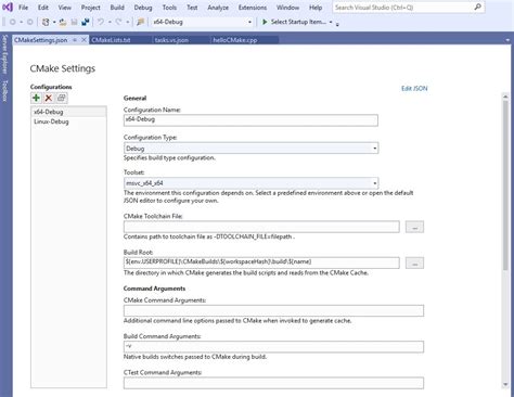 Whats New In Cmake Visual Studio Preview C Team Blog