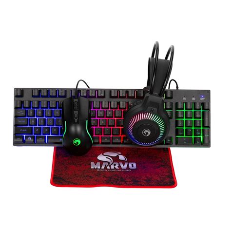 Marvo Scorpion Cm416 Loot 40 4 In 1 Gaming Bundle Wired Keyboard Mou