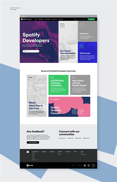 Spotify Developer On Behance