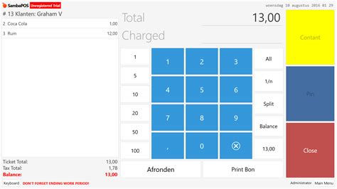 Ticket Drink Value Doesn T Match With Paymentscreen V5 Question