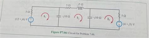Solved Figure P766 Circuit For Problem 766766 Apply The
