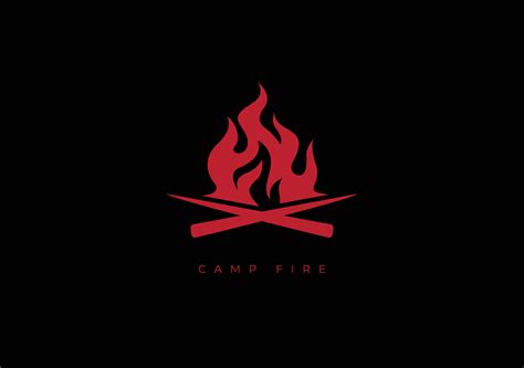 Camp Fire Logo 35700519 Vector Art At Vecteezy