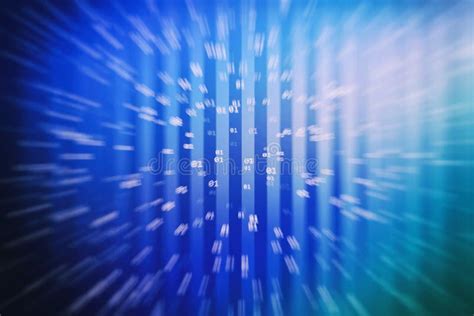 abstract blue digital technological background with code numbers