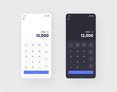 Calculator UI Design On Behance
