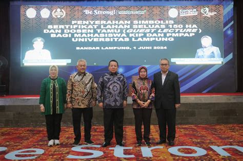 Gubernur Arinal Serahkan Hibah Tanah Seluas 150 Hektare Di Kota Baru