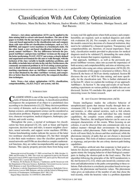 Introduction To Ant Colony Optimization Techniques Pptx