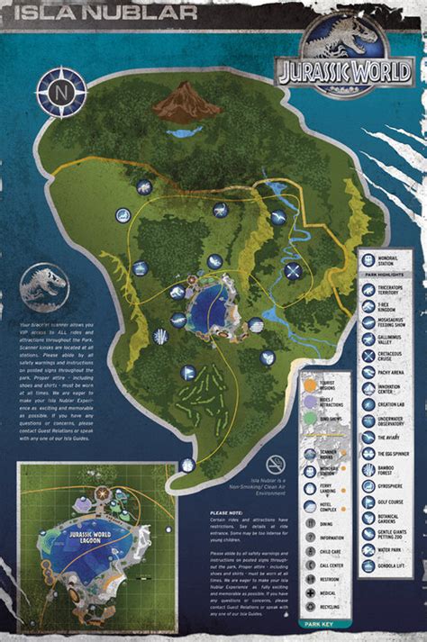 Jurassic World Map