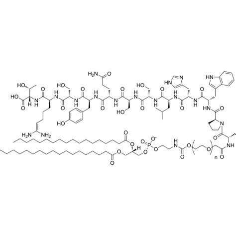 Dspe Peg2000 Ctp Lipid Modified Targeted Peptide Medchemexpress