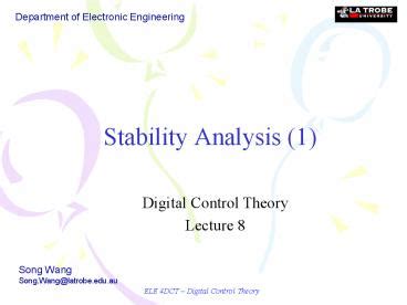 Stability Analysis Presentation Free To View