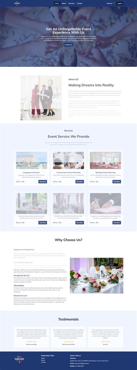 teamevent tailwind react daisyui firebase fardin rahman tarunno