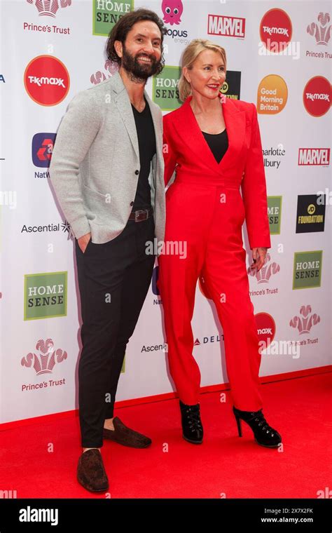 London Uk 21st May 2024 Heather Mills And Mike Dickman At The Princes Trust Awards 2024 At