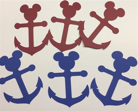 Mickey Mouse Anchor Etsy