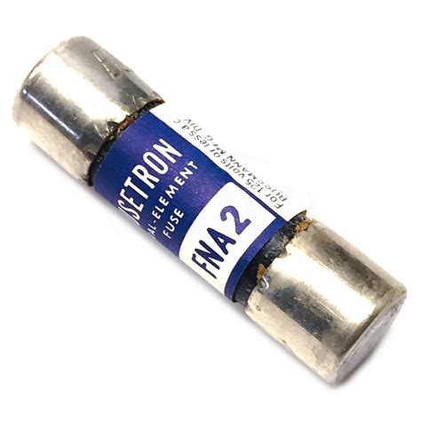 Fna 2 Fusetron 250v 2 Amp Dual Element Fuse