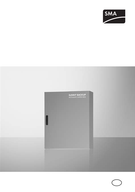 Sma Automatic Switch Box M 20 User Manual 64 Pages Also For Automatic Switch Box L 20