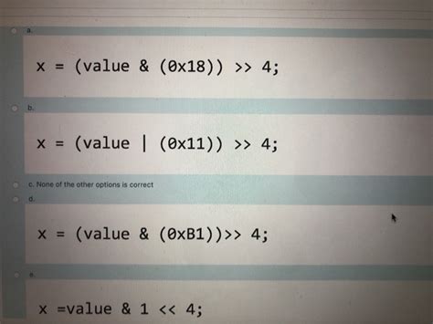 Solved 1 Given The Following Declaration Unsigned Char