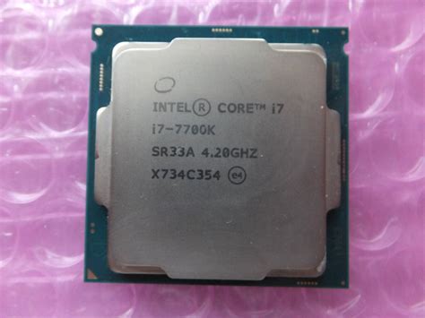 Yahooオークション Intel Core I7 7700k 42ghzsr33a4c8ttdp 91w