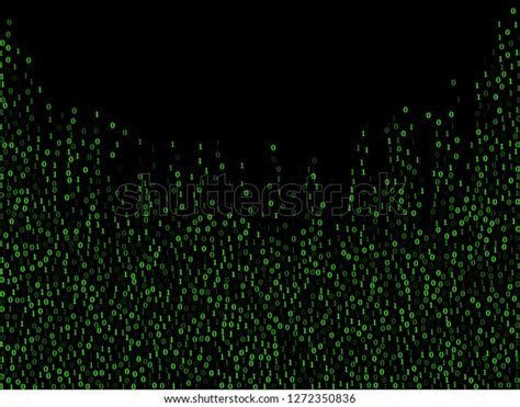 Binary Code Programming Background Big Data Stock Vector Royalty Free
