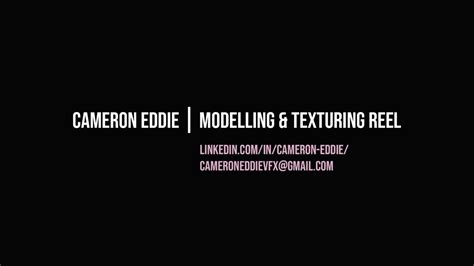 cameron eddie on linkedin 3dmodeling vfx hardsurface texturing