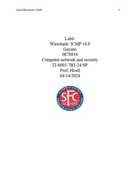 lab 4 icmp 2 pdf internet protocols computing
