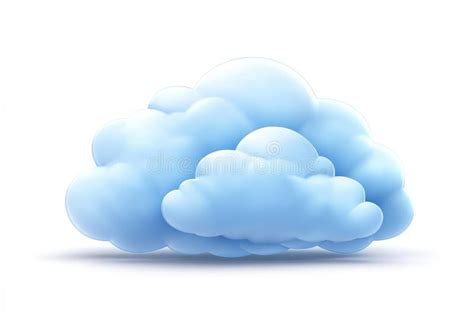 virtual clouds containing data points and network connections stock