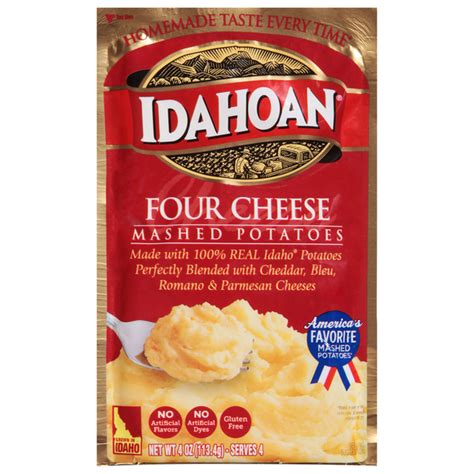 Save On Idahoan Mashed Potatoes Four Cheese Order Online Delivery