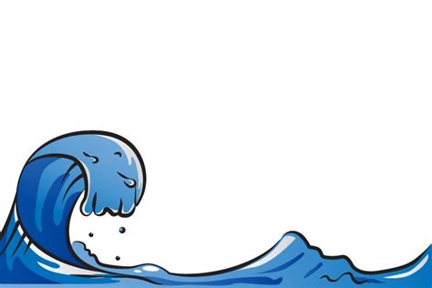 Ocean Surface Wave Design Isolated