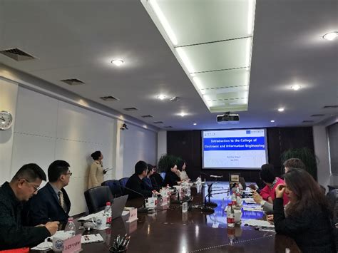 The Delegation Of Airbus Visited Tongji University College Of Electronic And Information Engineering