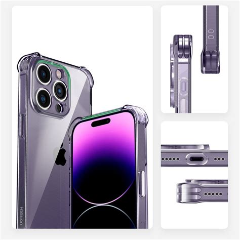 Ugreen IPhone Pro Max Gel Cover Bright Cushion Protective Case Clear Telefonati Kuwait