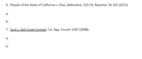 Citation Assignment The Citations Below Each Include
