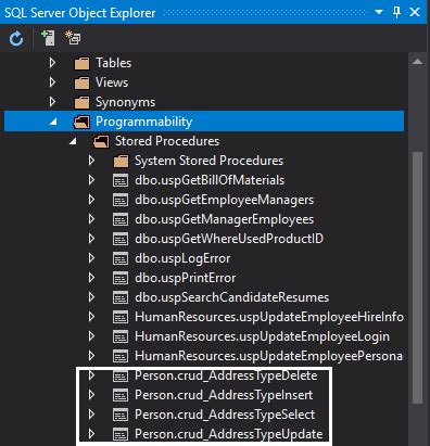 Automatically Creating Sql Server Crud Procedures Tv
