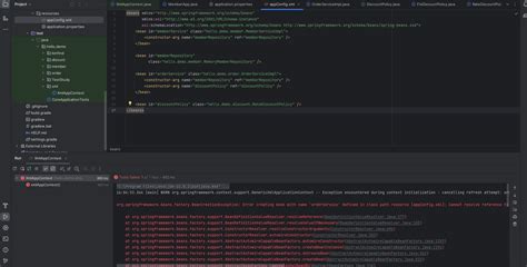 Xml작성 오류 인프런 커뮤니티 질문and답변
