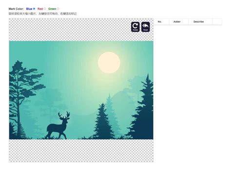 Jquery图片拖动旋转放大缩小标记代码