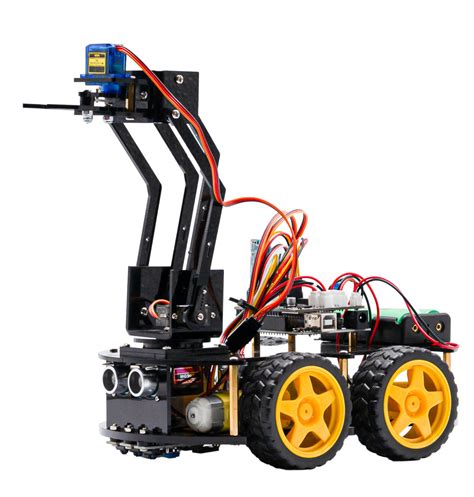 Kit De Robot Arduino Programabil Cu Brat Robotic Bitmiro