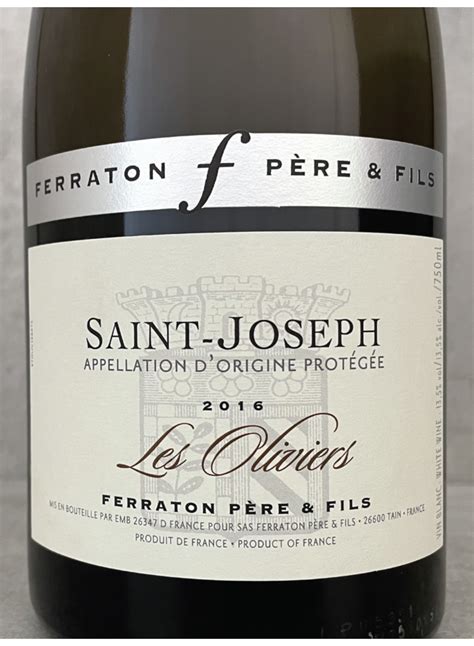 Ferraton Père Et Fils La Source Saint Joseph 2021 Le Vineur