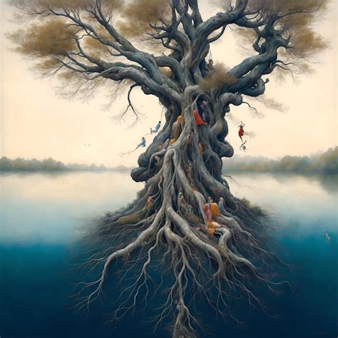 Premium Ai Image Ai Of The Tree Of Life That Represents The Human