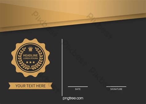 Certificate Background Psd Free Download Pikbest